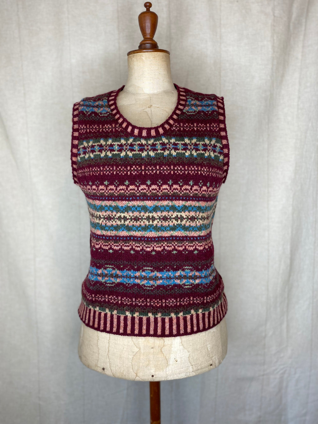 Westray Fairisle Vest - Aphrodite – From Dust