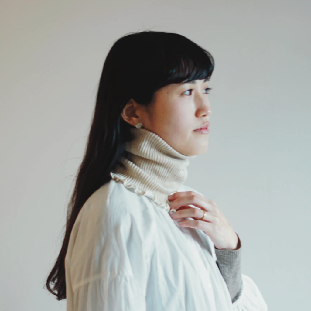 Silk/Wool Neck Scarf – From Dust